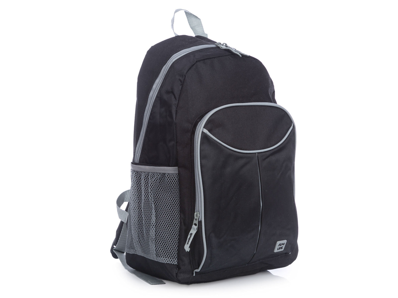 Black A4 Semi Line 1-chamber lightweight backpack for school Black ...