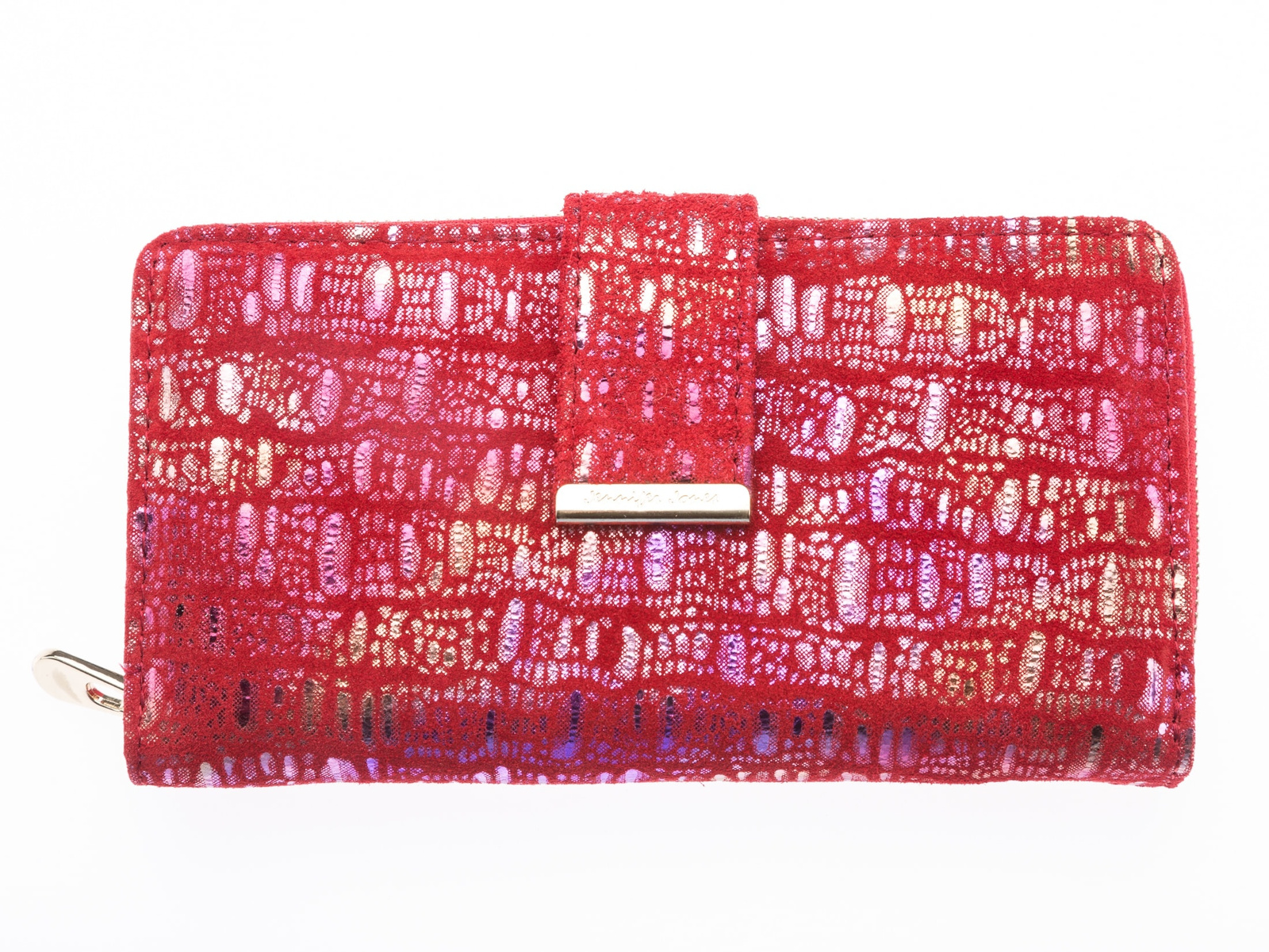Jennifer Jones Large women's red wallet with glitter Red | Woman ...
