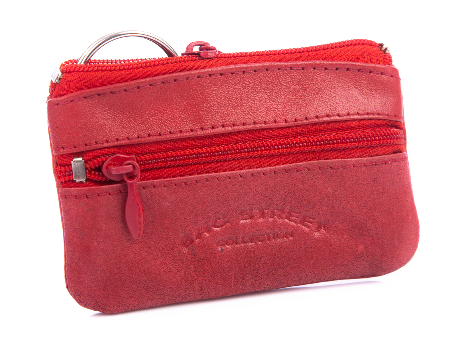 Leather key case red Bag Street Red | Accessories \ Key cases | SERGEJ.en
